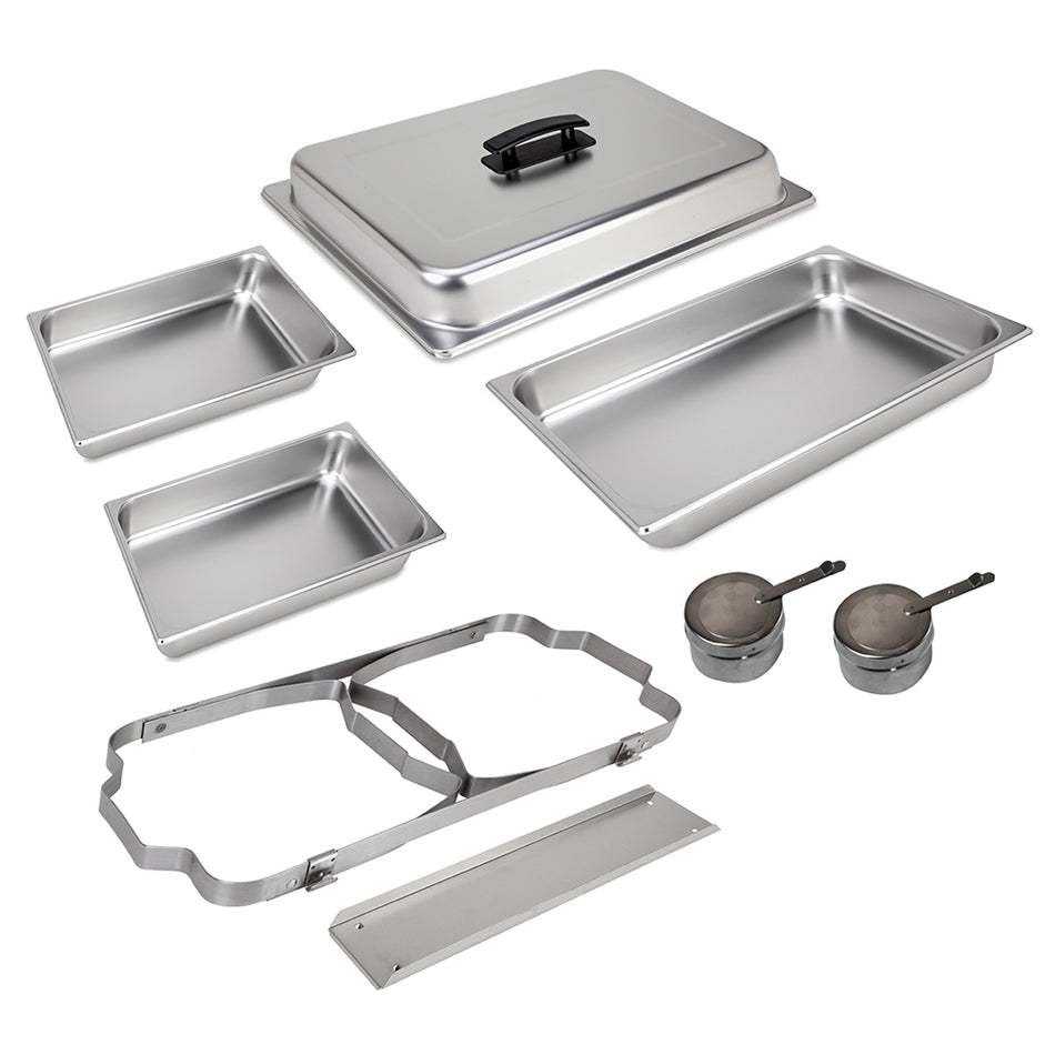 Sterno Buffet Kit Foldable Chafing Dish Buffet Set - (8PC)