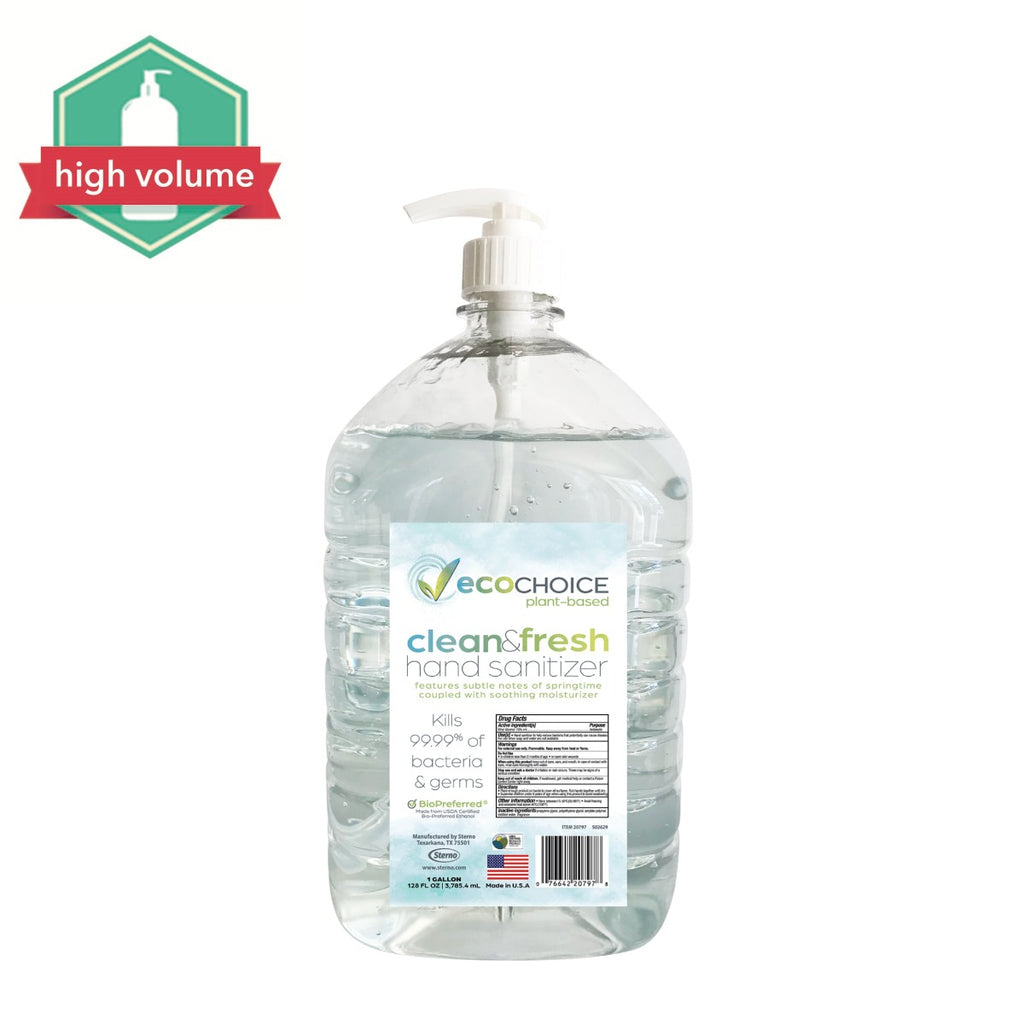 EcoChoice Hand Sanitizer Clean & Fresh Scent - 1 Gallon - 4 pack – Sterno