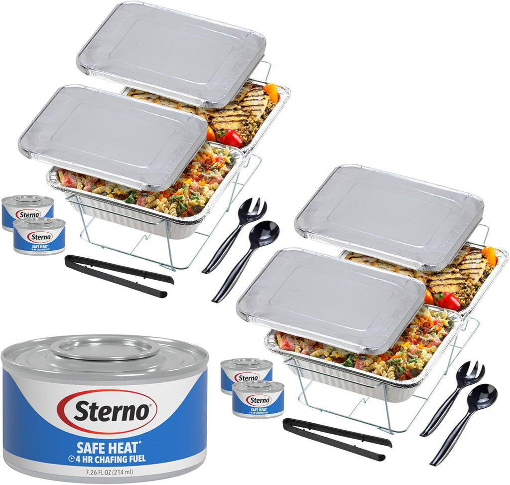 Sterno Disposable Chafing Dish Buffet Set - (22 PC)